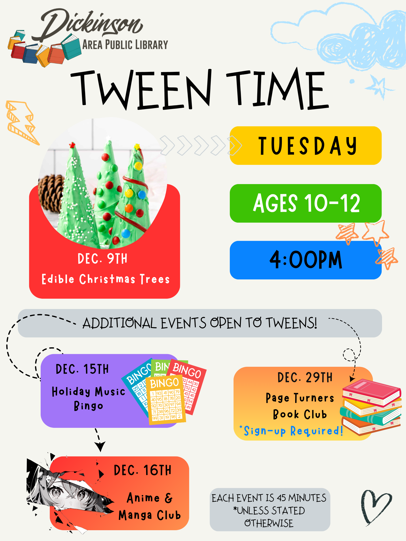 Tweens: Edible Christmas Trees | Dickinson ND